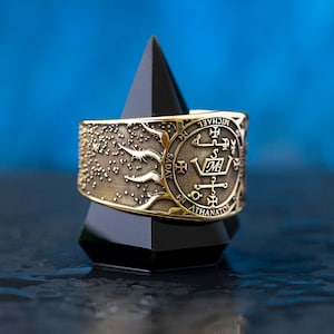 MICHAEL Seal Ring: Archangel of Protection and Divine Power, Solomon ...