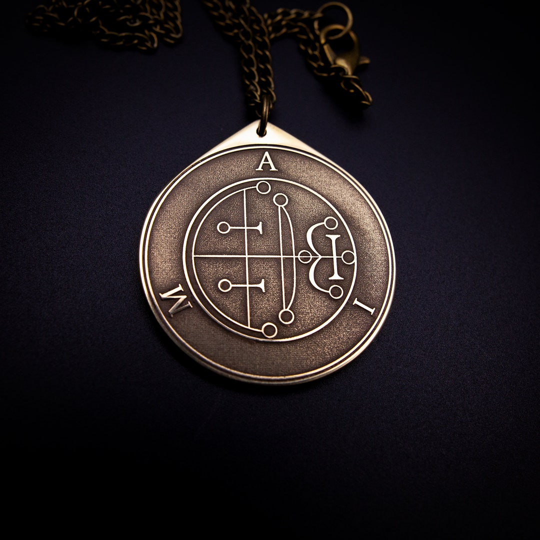 Duke Aim Demon of True Answers - Lesser Key of Solomon Seal Demon ...