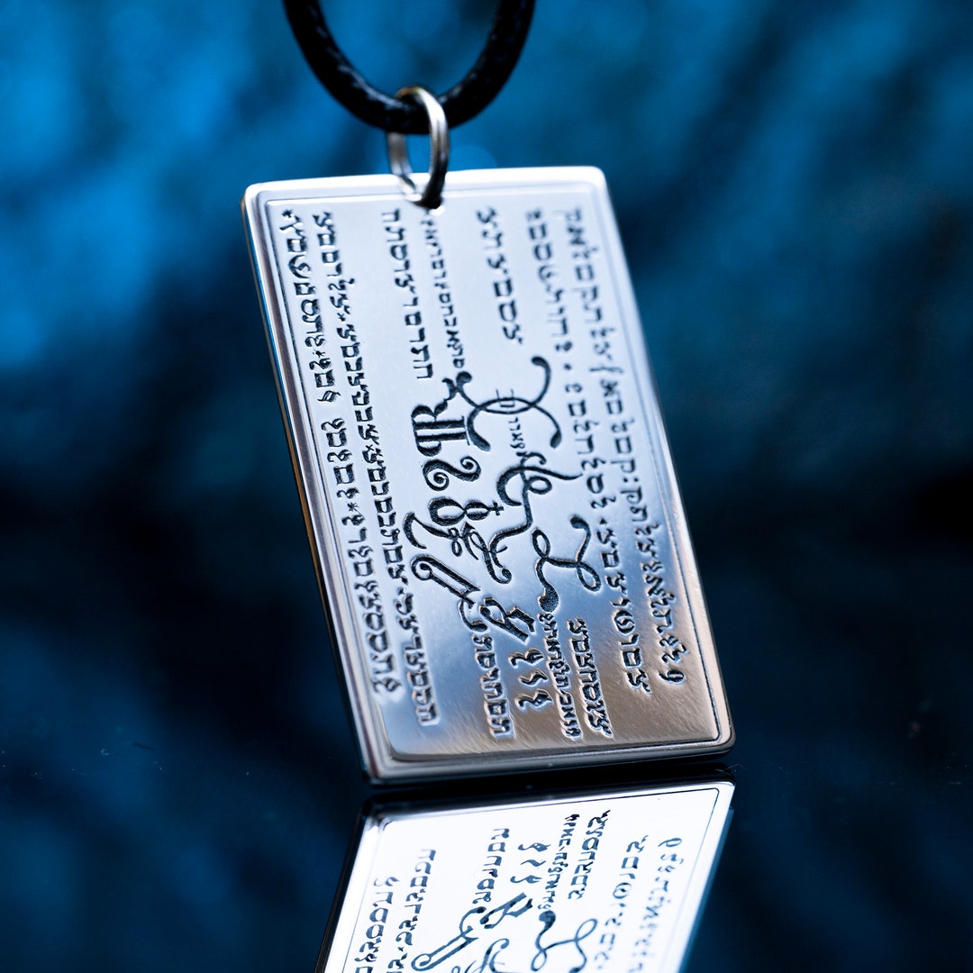 THIRD Seal of Moses Pendant: Throne Angels Amulet, Spiritual Authority ...