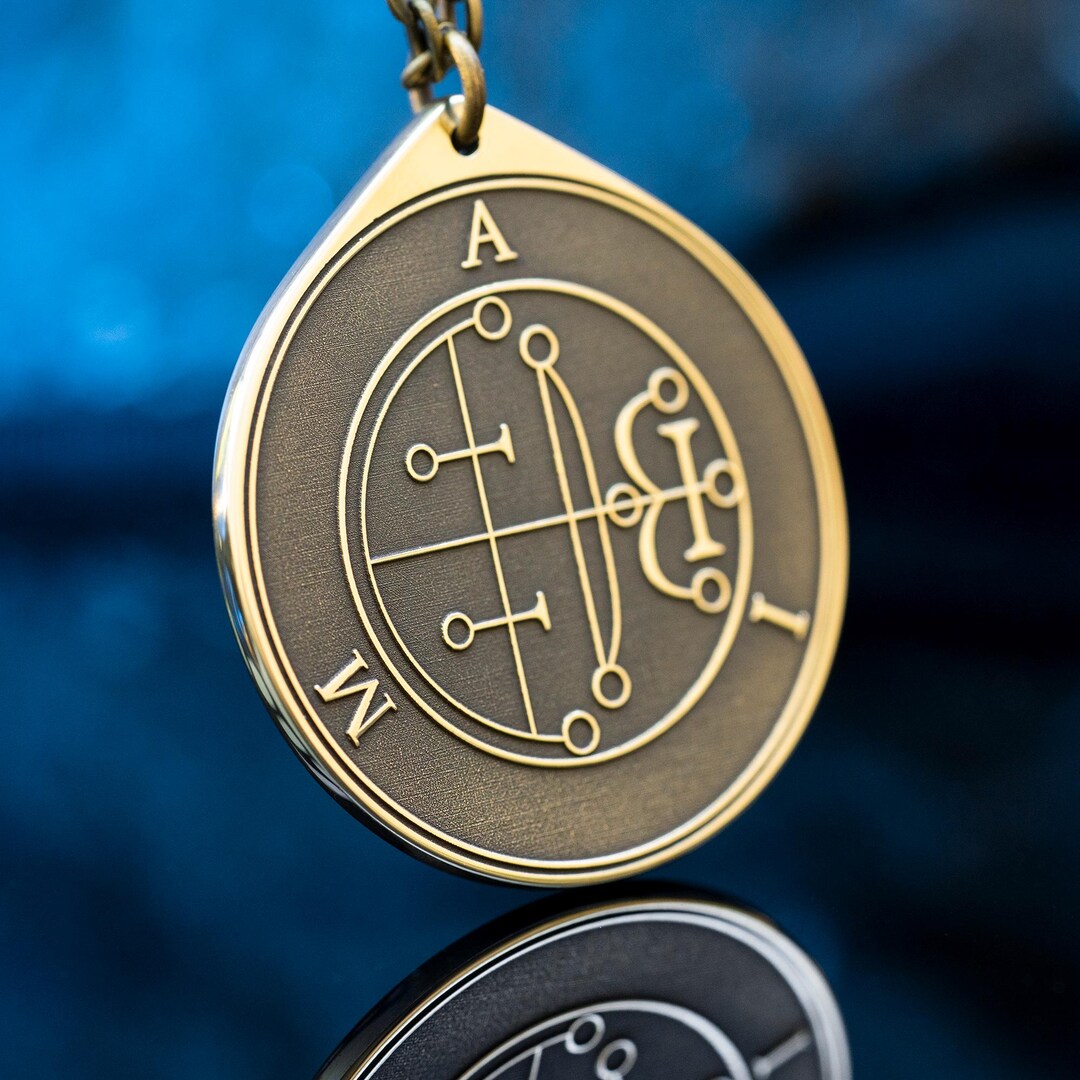 Duke Aim Pendant: Demon of True Answers, Lesser Key of Solomon Seal ...
