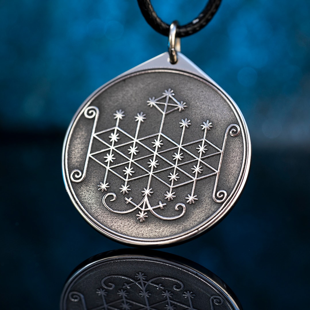 Ogoun God of Iron Spirit of Metal Work Oggun Vodou Seal Kabbalah Amulet ...