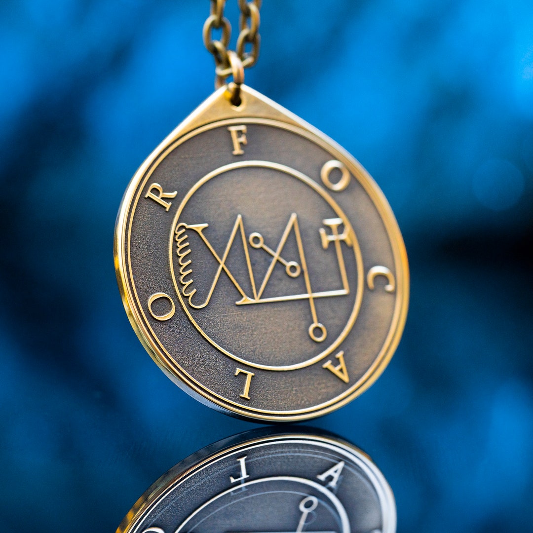 Duke Focalor Demon of Winds and Seas - Lesser Key of Solomon Seal Demon ...