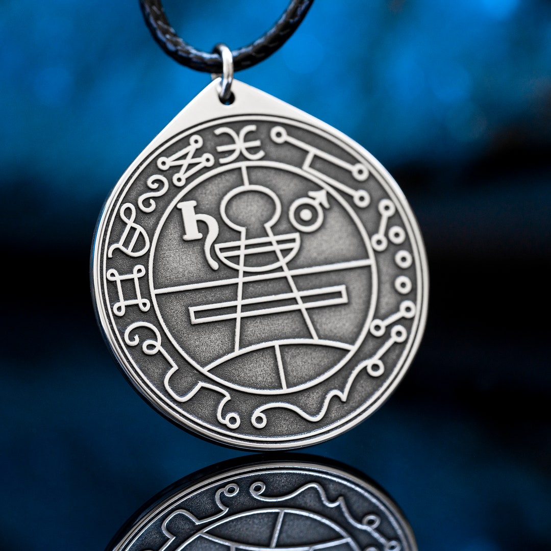 Secret Seal of Solomon Pendant: Stainless Steel Kabbalah Amulet - Etsy