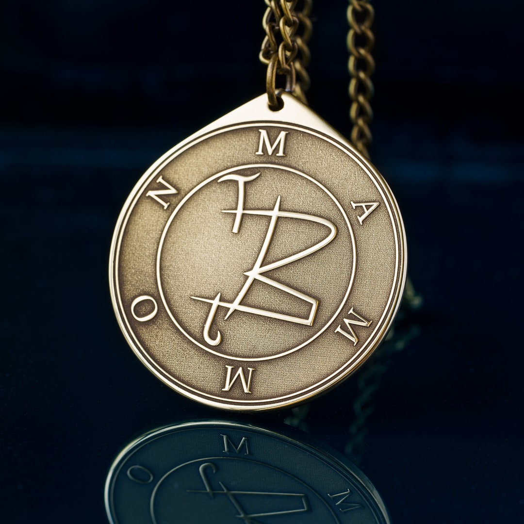 Mammon Spirit of Wealth Lesser Key of Solomon Seal Demon - Etsy