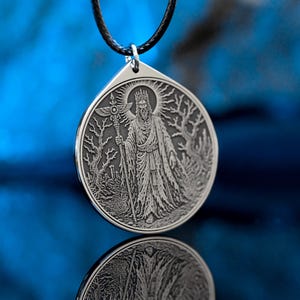 Ahriman Pendant: Angra Mainyu, Black Sun Talisman, Zoroastrian Demon ...