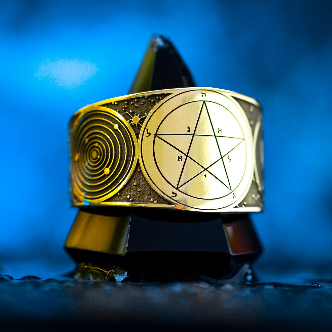 Goetia First Pentacle of the Mercury Holy Planetary Seal of Solomon ...