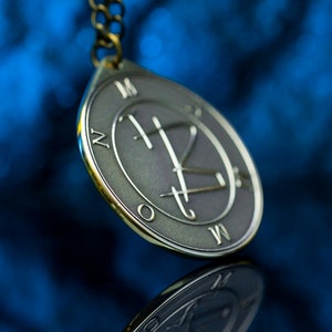 Mammon Spirit of Wealth - Lesser Key of Solomon Seal Demon Pendant ...