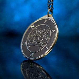Great King Paimon - Lesser Key of Solomon Seal Kabbalah Amulet Pendant ...