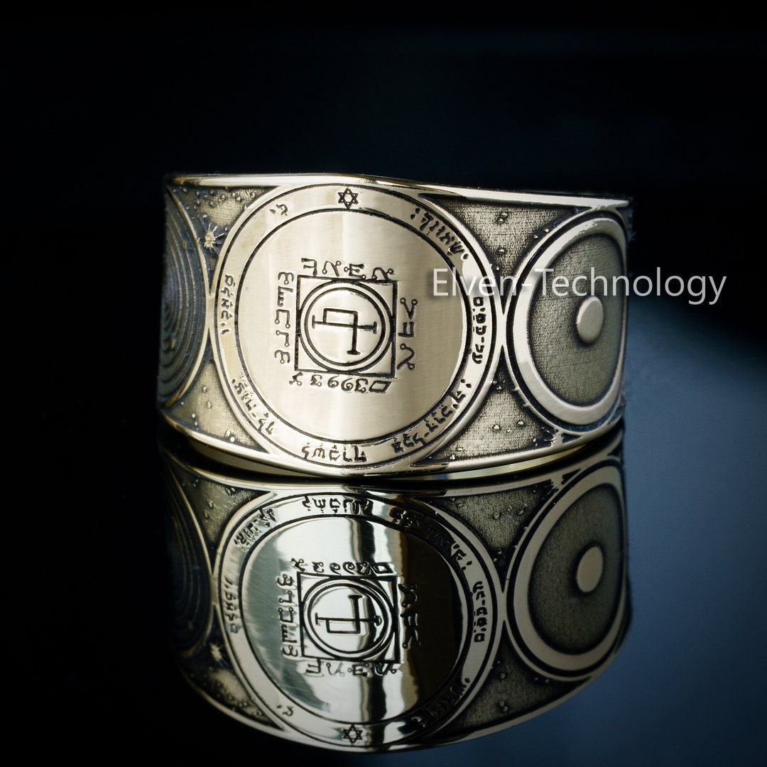 Goetia Fifth Pentacle of the Sun Holy Planetary Seal of Solomon ...