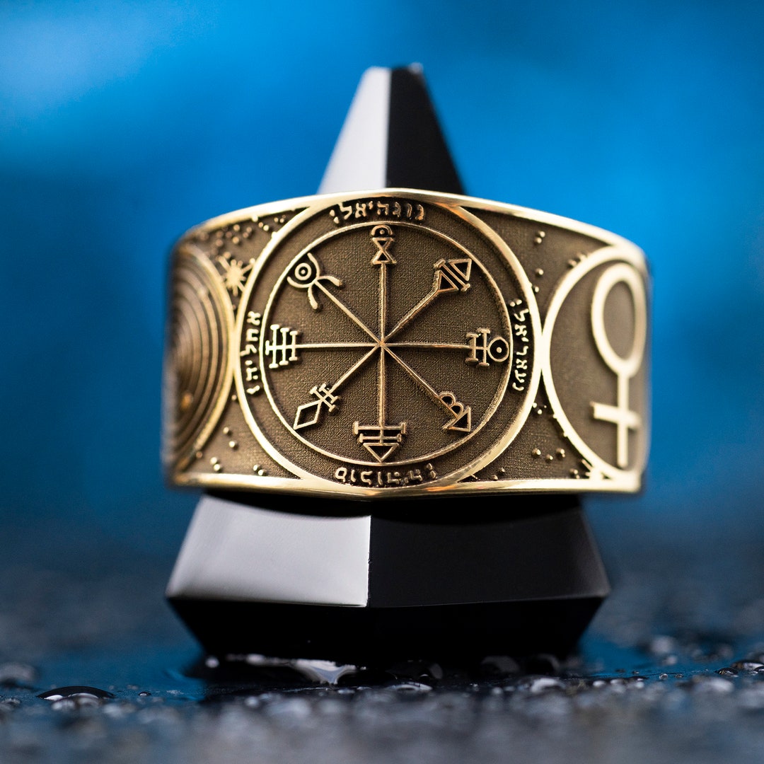 Goetia First Pentacle of Venus Holy Planetary Seal of Solomon Kabbalah ...