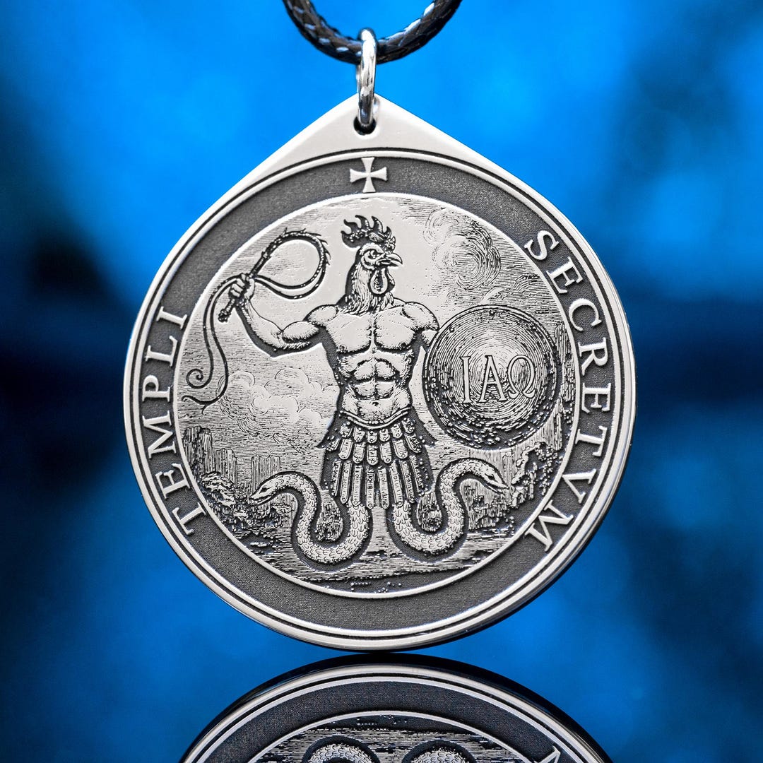 Abraxas Sigil Pendant: Gnostic Symbol of Protection, Balance and ...