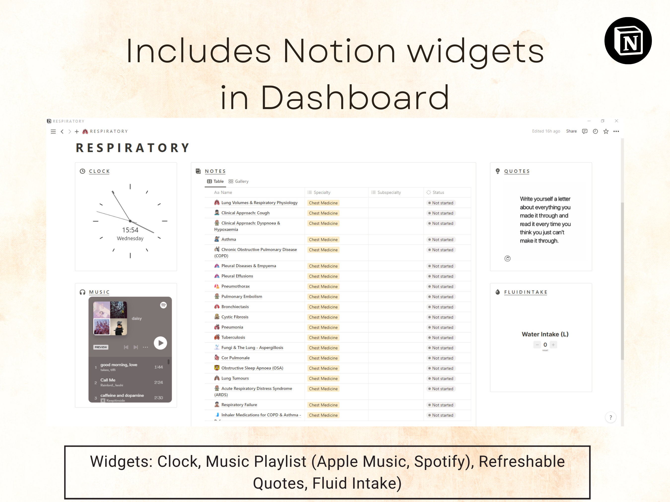 Notion Templates for Medical Students Medical Notes Digital Notes ...