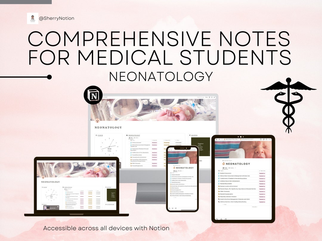 Notion Templates for Medical Students | Medical Notes | Digital Notes ...