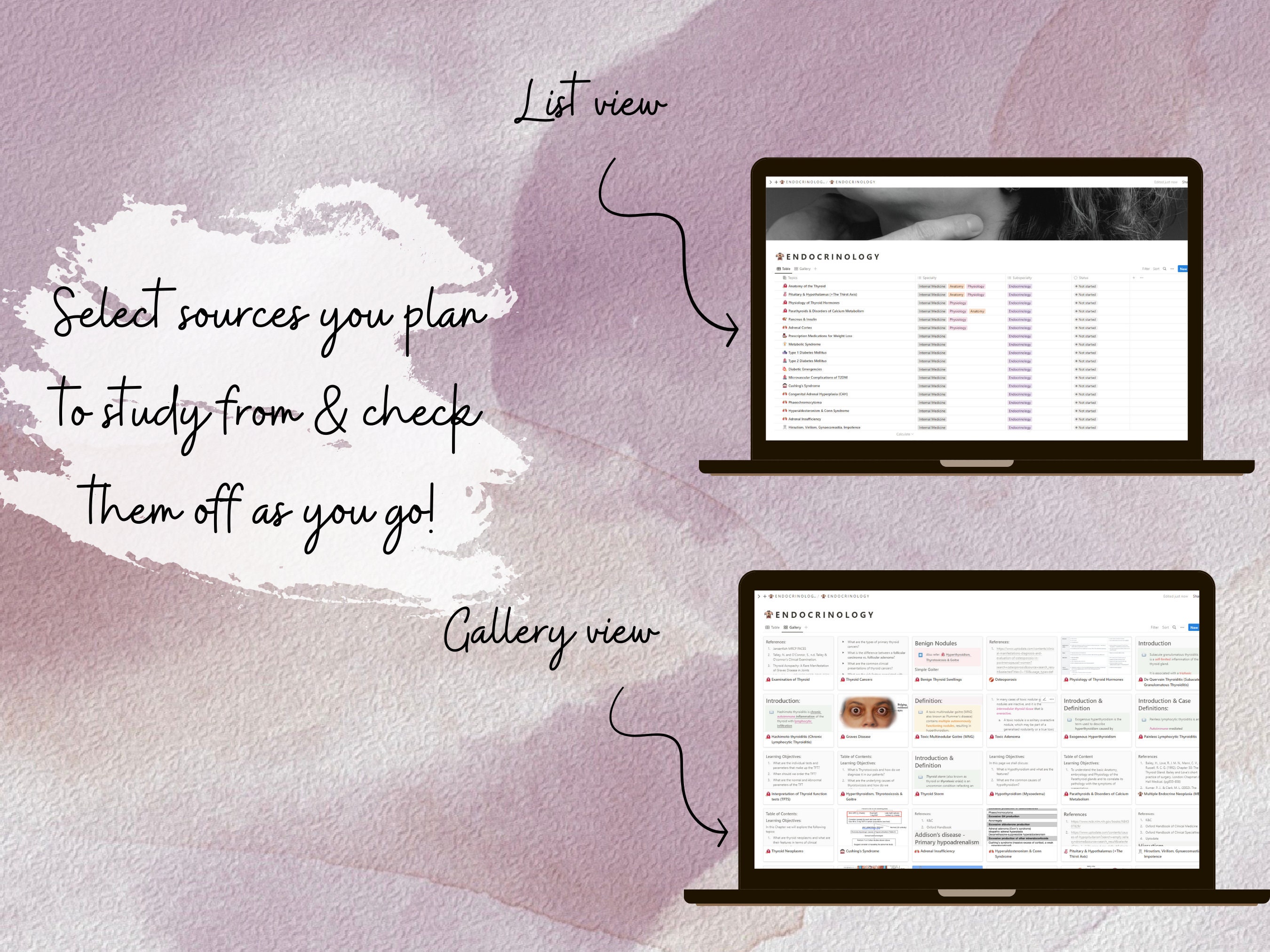 Notion Templates for Medical Students | Medical Notes | Digital Notes ...