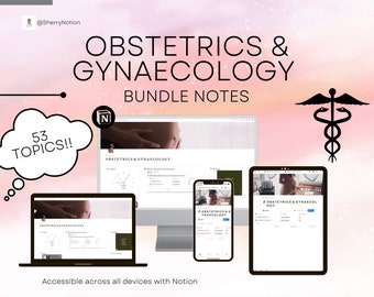 Notion Template for Medical Students Complete Bundle Notes Surgery ...