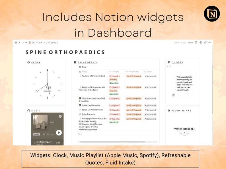 Notion Templates for Medical Students | Medical Notes | Digital Notes ...