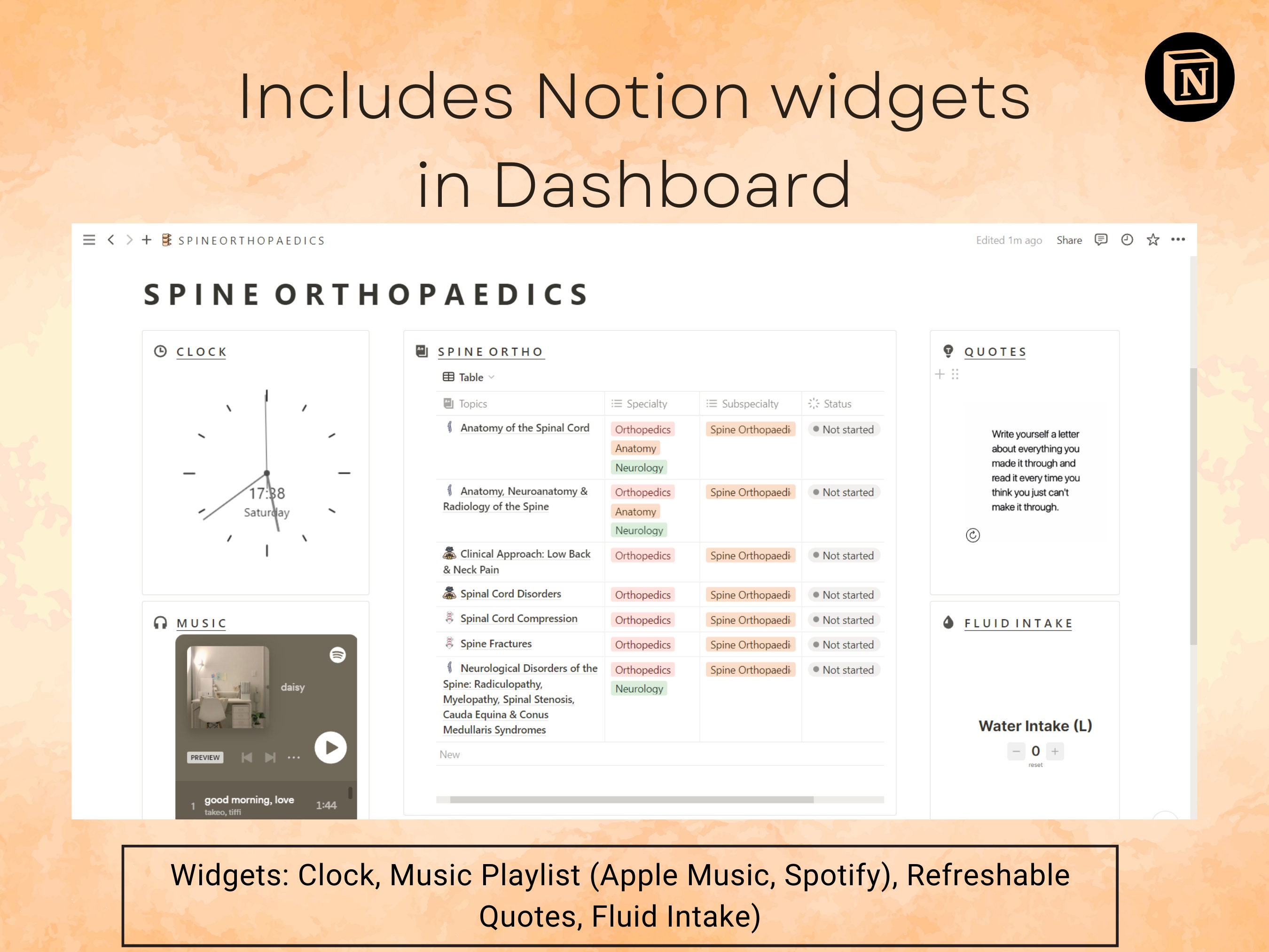 Notion Templates for Medical Students | Medical Notes | Digital Notes ...