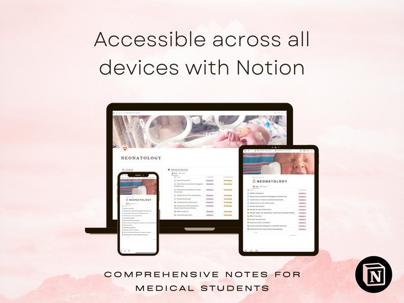 Notion Templates for Medical Students | Medical Notes | Digital Notes ...