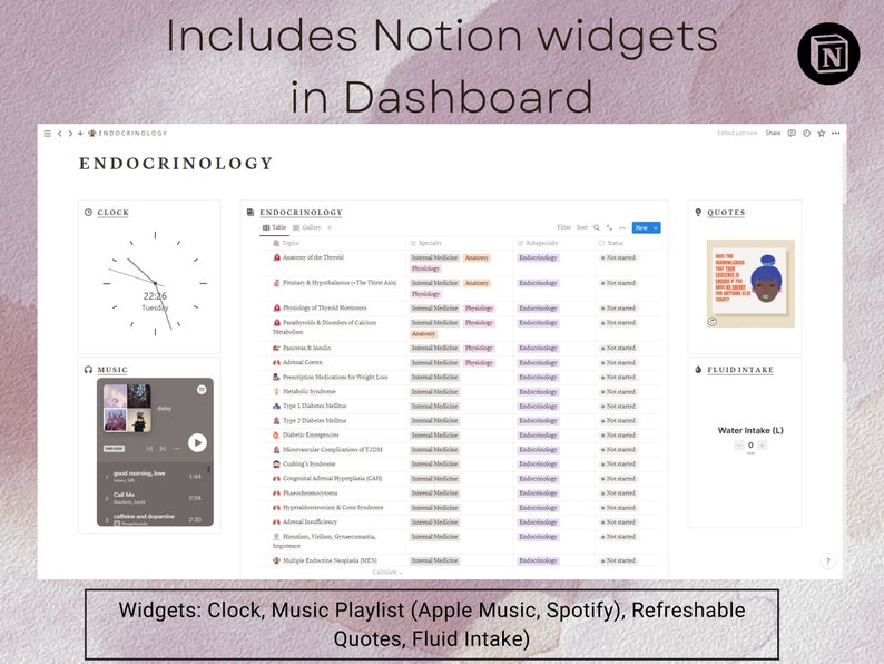 Notion Templates for Medical Students Medical Notes Digital Notes ...