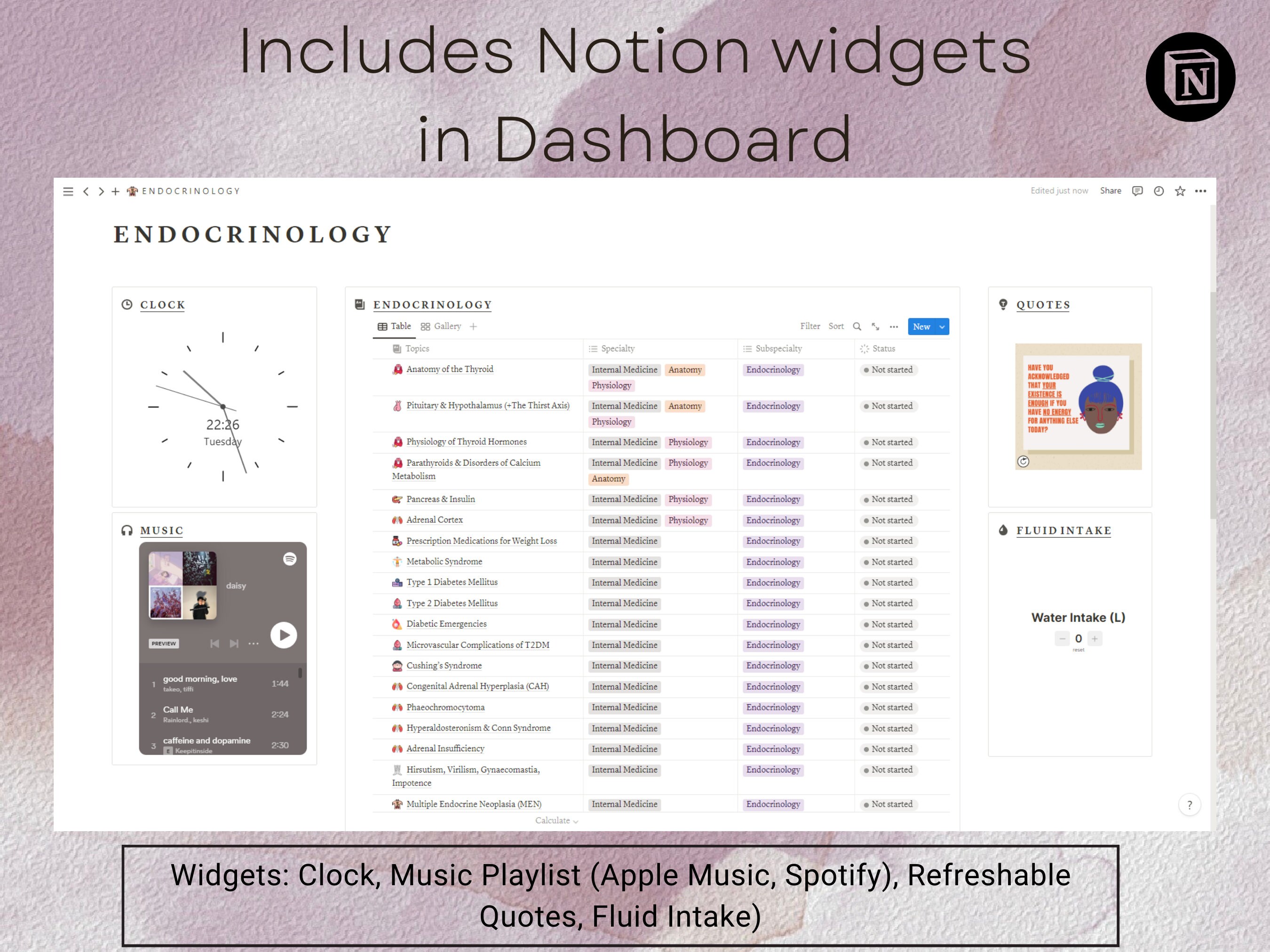 Notion Templates for Medical Students Medical Notes Digital Notes ...