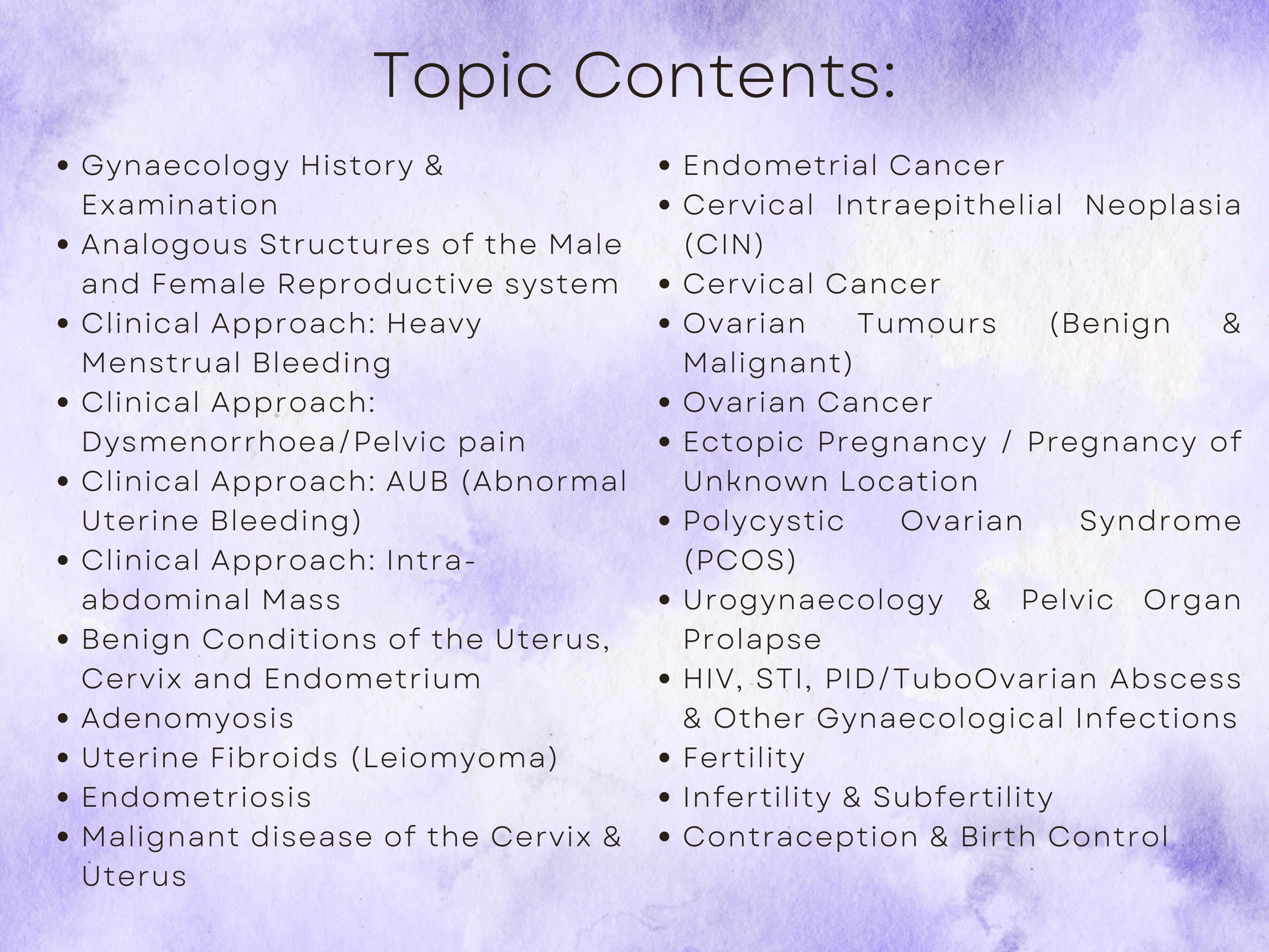 Gynaecology Notion Template: Medical Student Digital Notes (digital ...