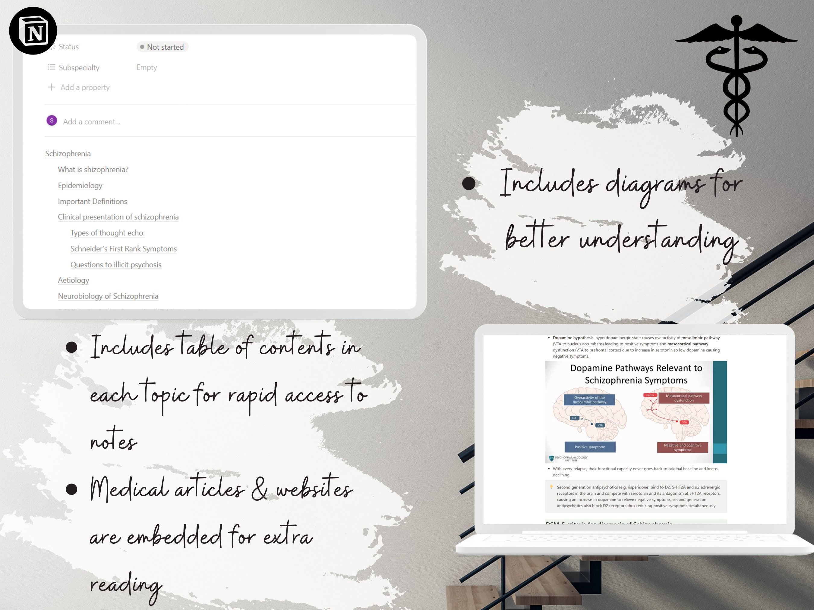 Notion Templates for Medical Students | Medical Notes | Digital Notes ...