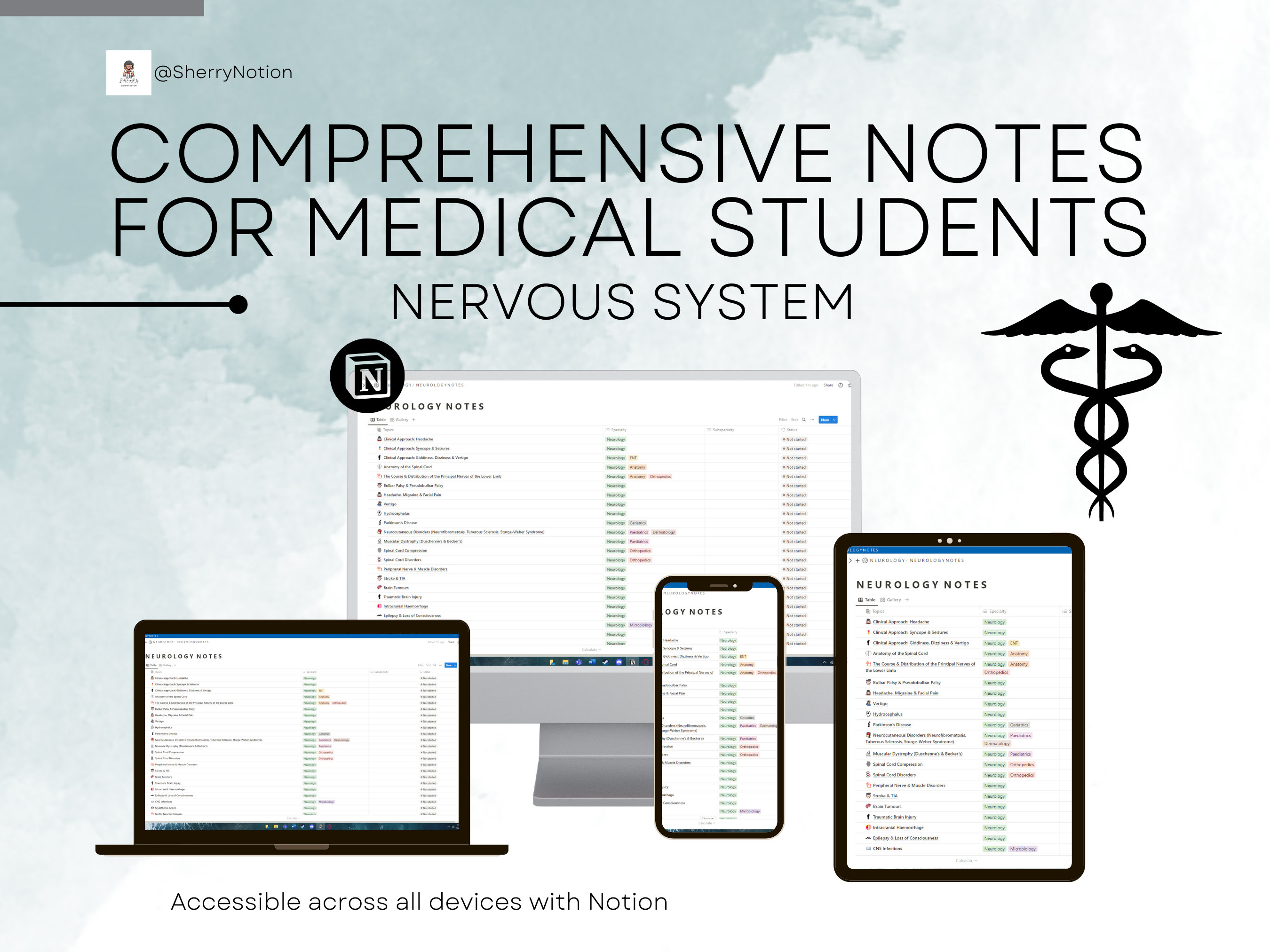 Notion Templates for Medical Students | Medical Notes | Digital Notes ...