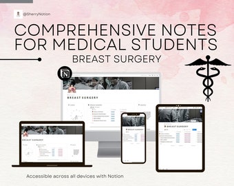 Notion Templates for Medical Students Medical Notes - Etsy