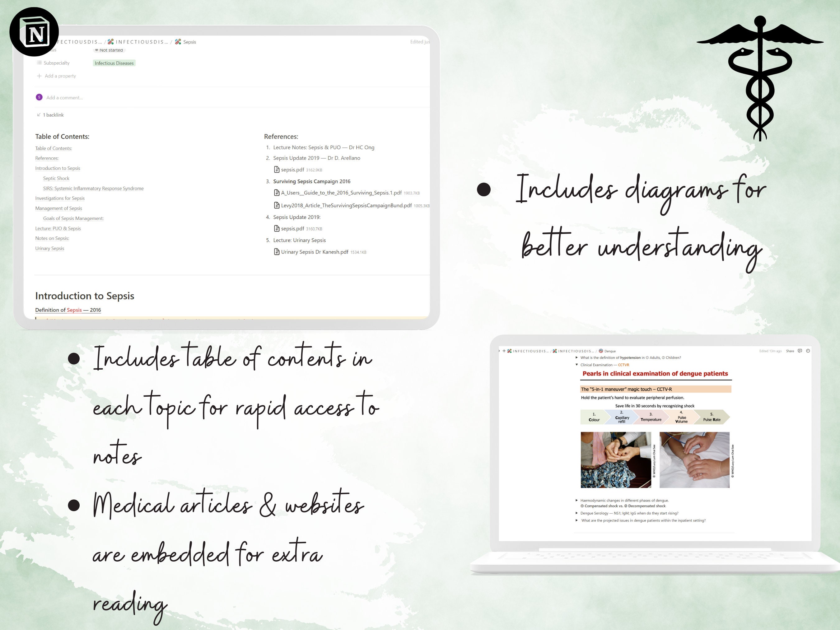 Notion Templates for Medical Students | Medical Notes | Digital Note ...
