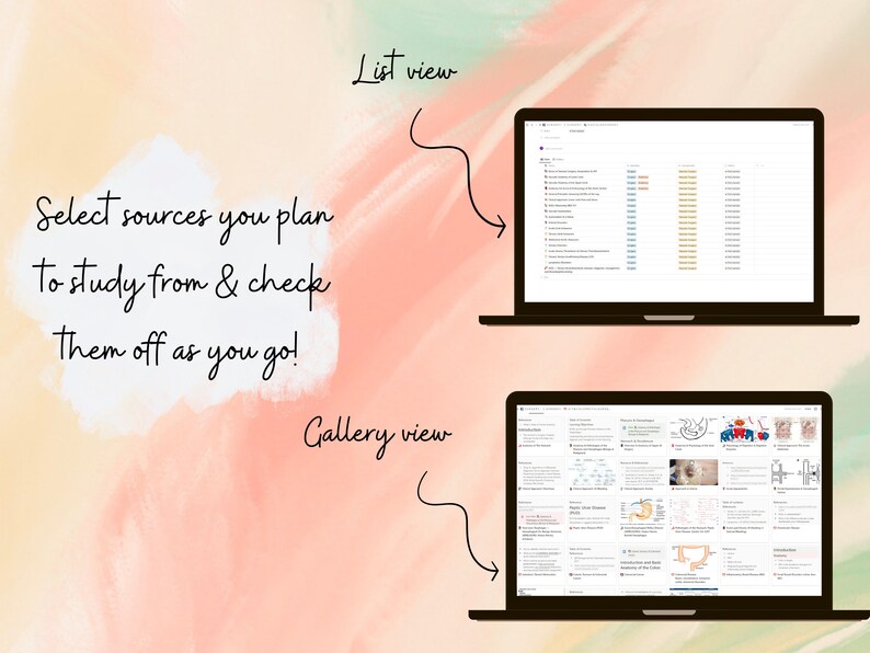 Notion Template for Medical Students Complete Bundle Notes Surgery ...