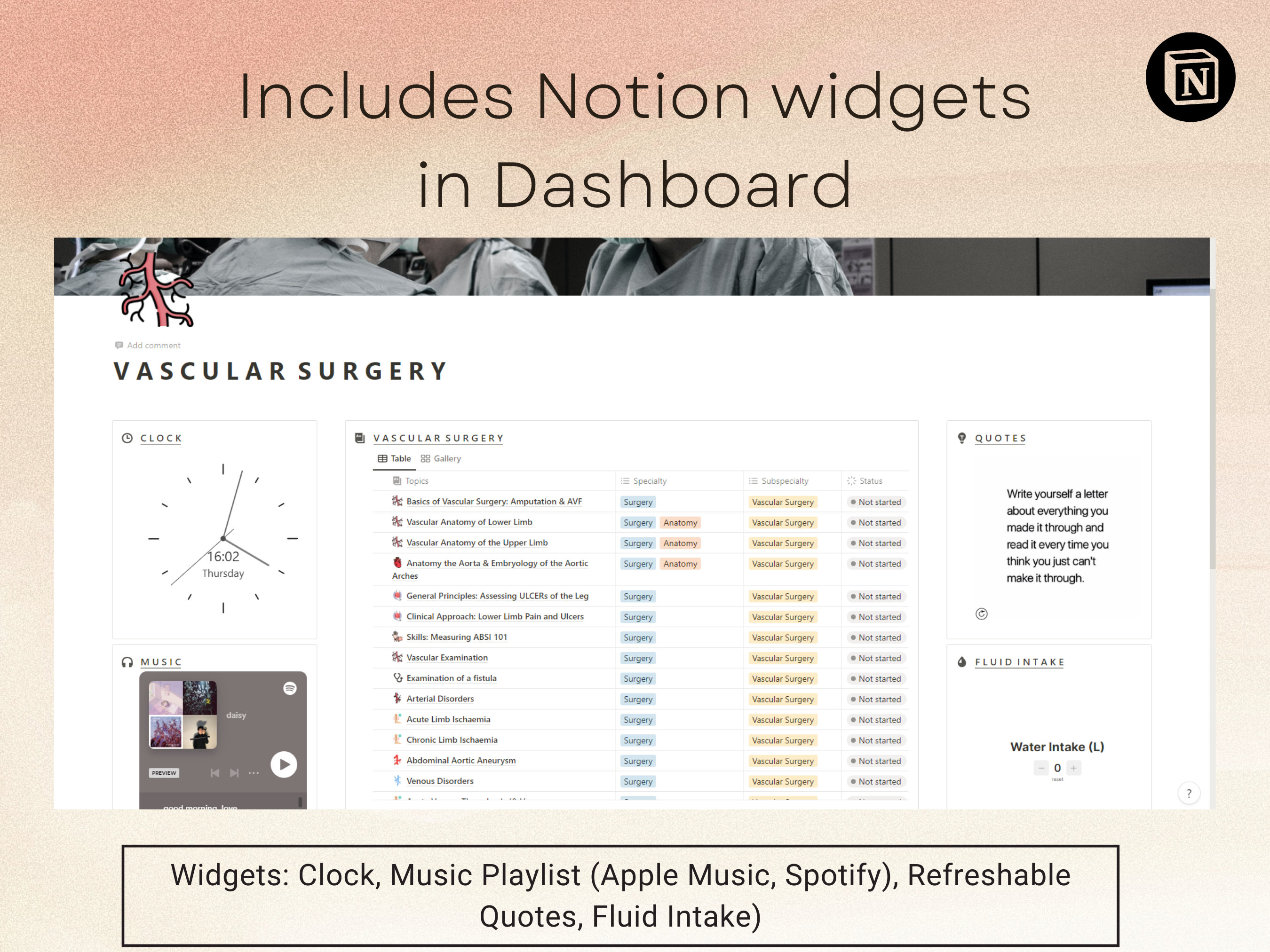 Notion Templates for Medical Students | Medical Notes | Digital Notes ...