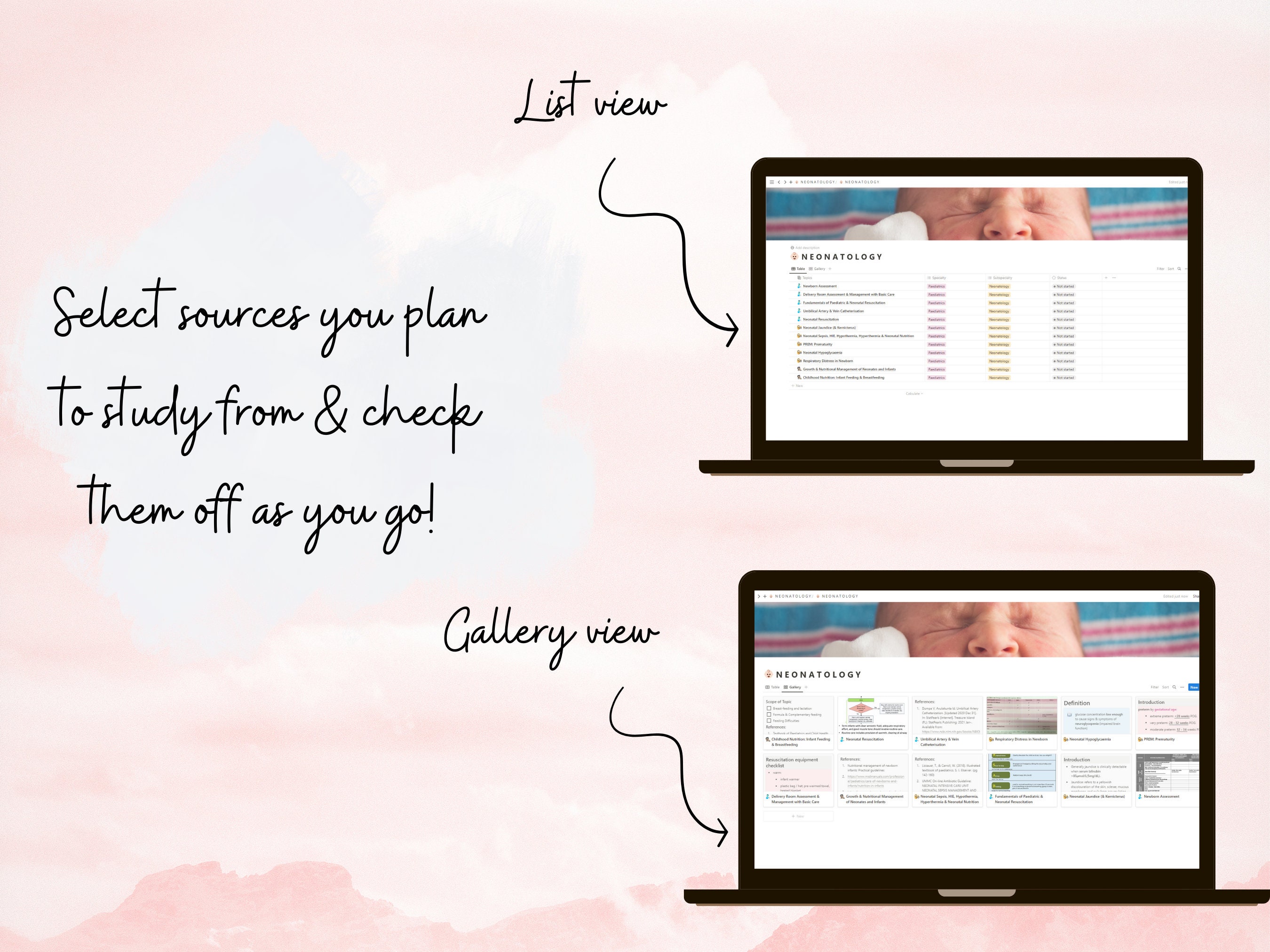 Notion Templates for Medical Students | Medical Notes | Digital Notes ...