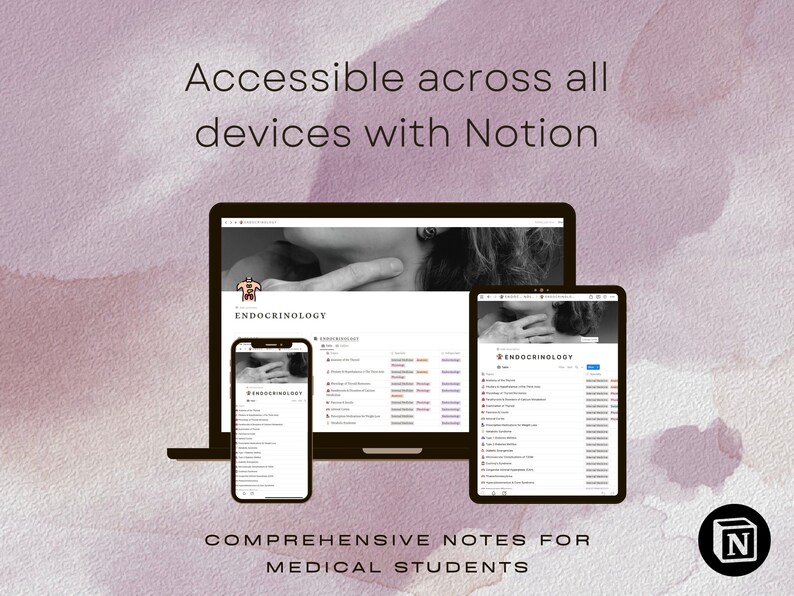 Notion Templates for Medical Students Medical Notes - Etsy