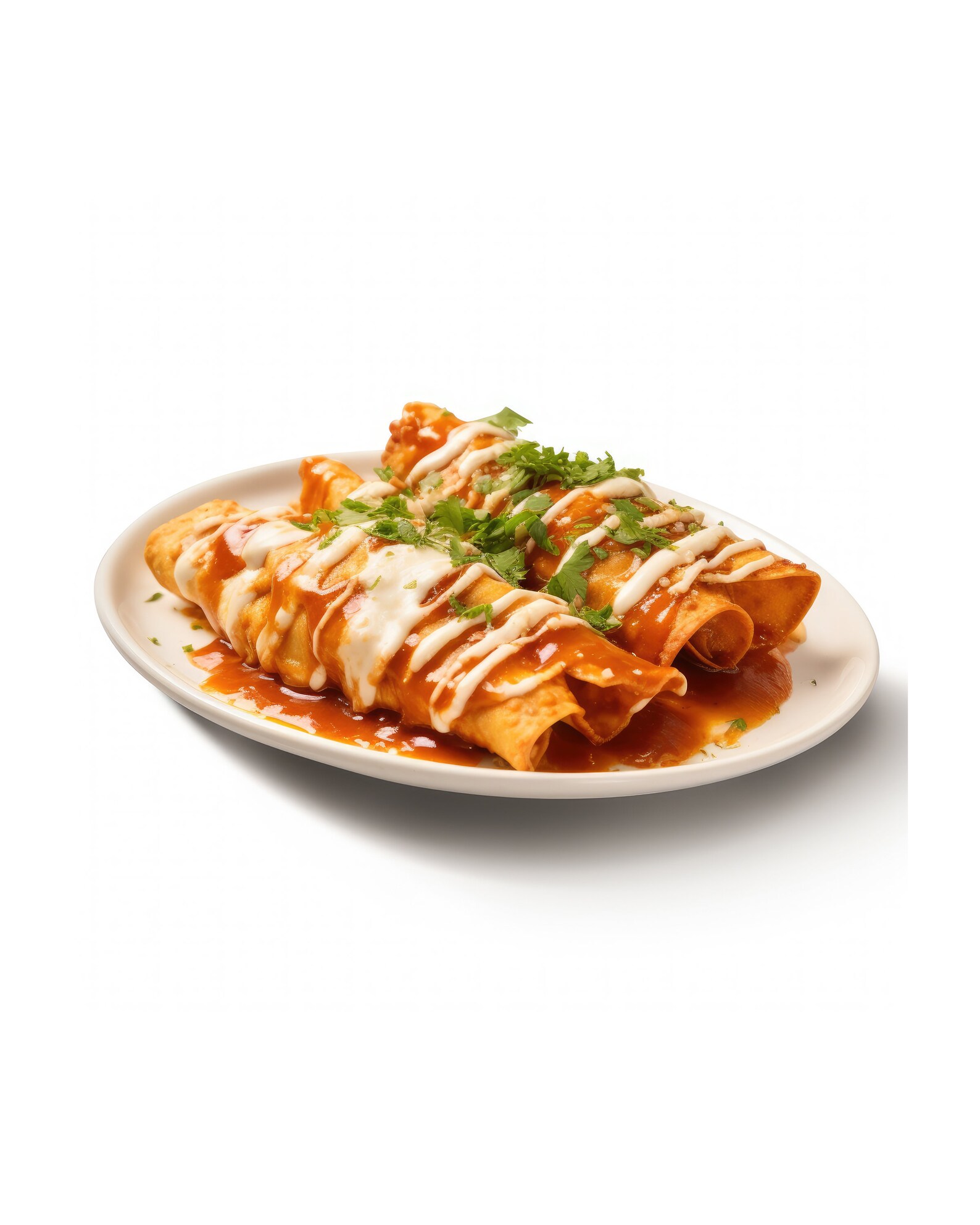 Mexican Enchiladas Poster | Minimalist Digital Print | Realistic | Wall ...