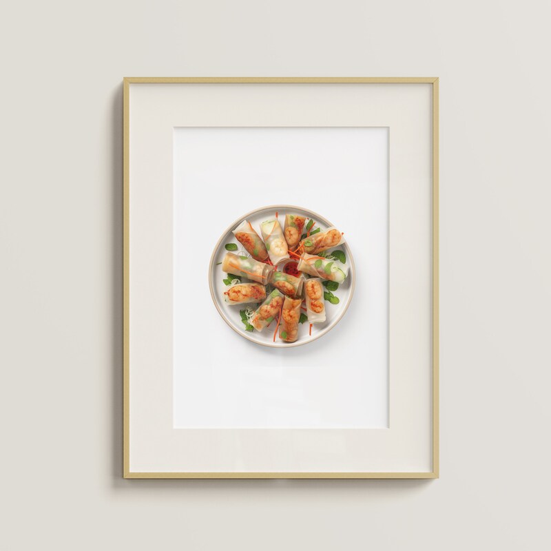 Spring Rolls Poster - Etsy