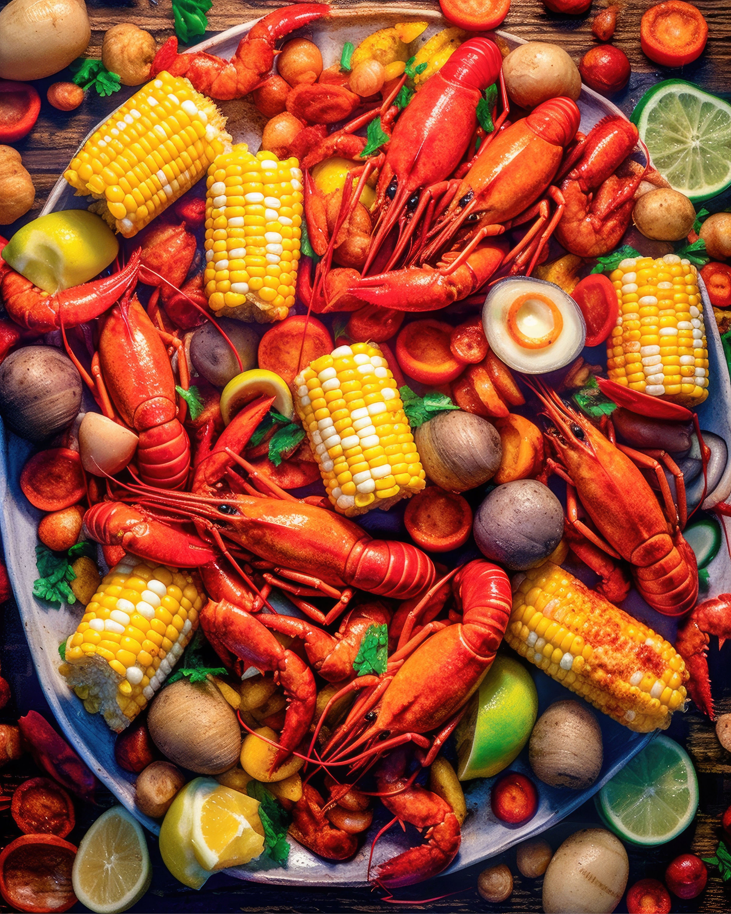 Crawfish Boil Poster | Minimalist Digital Print | Food | Wall Art - Etsy