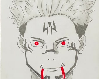 JJK A5 A6 Print Yuji Gojo Inumaki Yuta Sukuna Postcard - Etsy