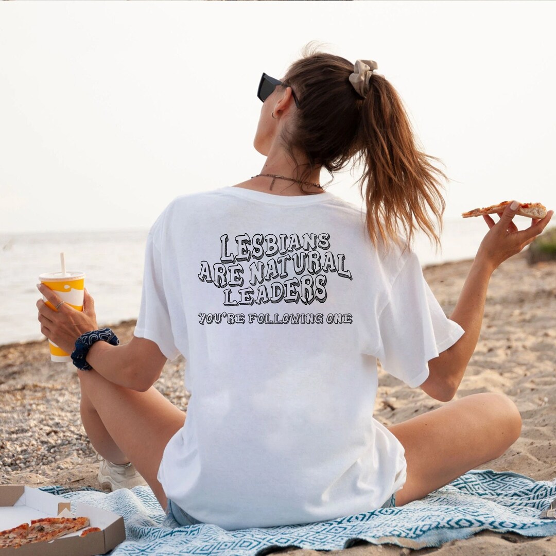Unisex Softstyle T Shirt And Tank Lesbians Are Natural Leaders Lesbian