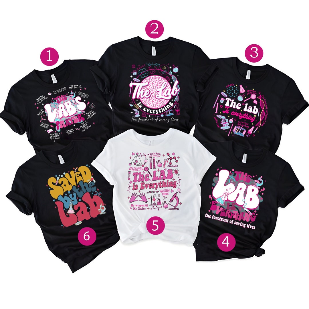 Lab Week 2024 Group Retro Custom Shirt, Lab Scientist Gift, Laboratory ...