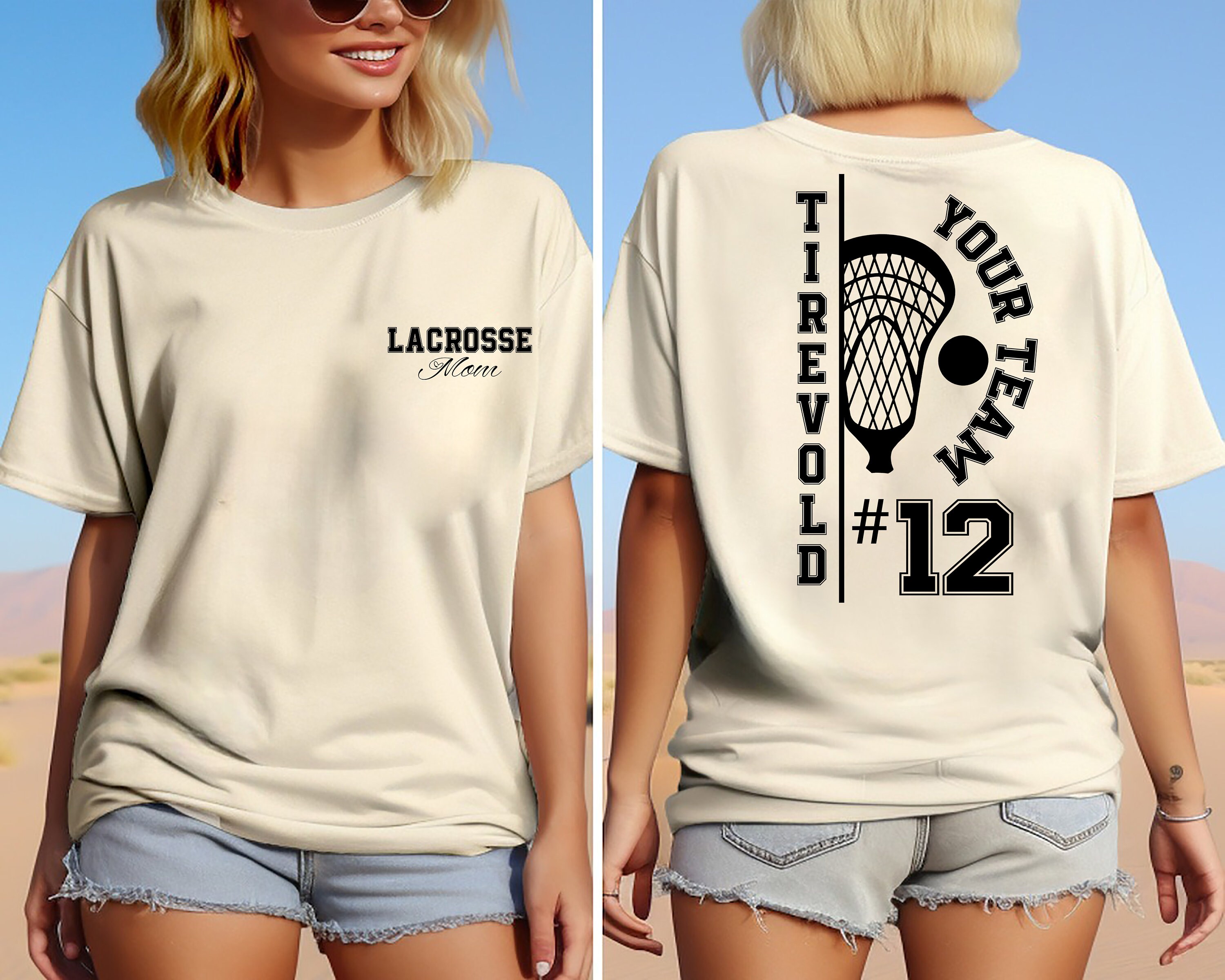Custom Lacrosse Sweatshirt, Lacrosse Mom Shirt, Lacrosse Sister ...