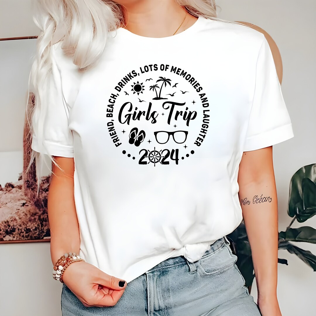 Girls Trip 2024 Shirt, Girls Vacation Sweatshirt,weekend Trip Shirt ...