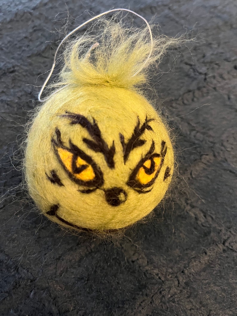 Ball Grinch Ornament - Etsy