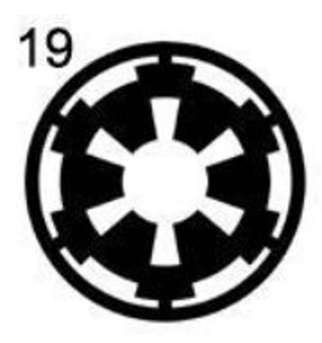 Starwars Tie Fighter Helmet Vynil Stickers - Etsy