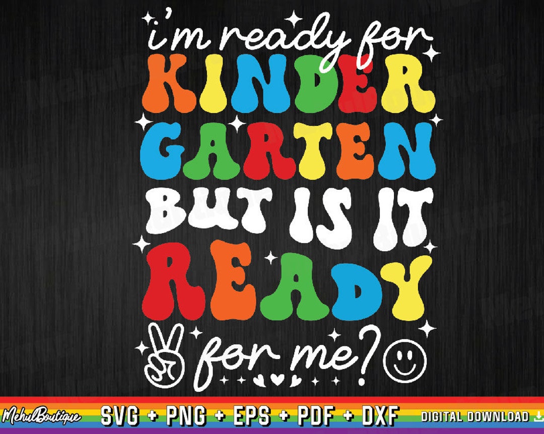 I'm Ready for Kindergarten but is It Ready for Me Bundle - Etsy
