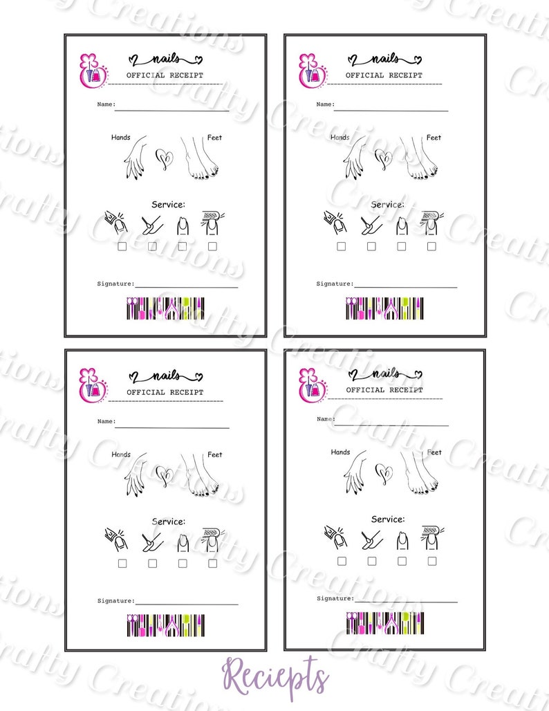 Dramatic Play 'NAIL SALON' Printables - Etsy