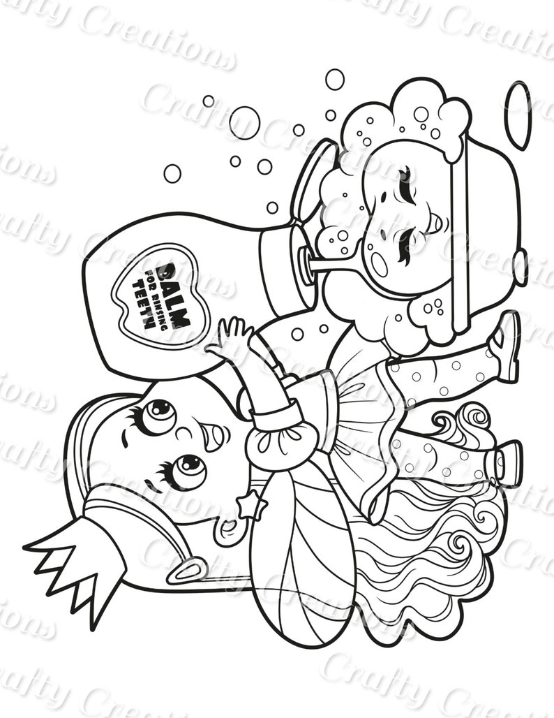 9 Printable Tooth-fairy Coloring Pages - Etsy