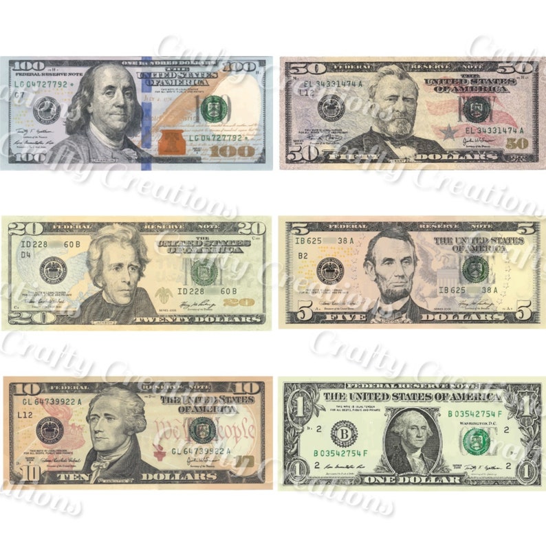 Kid's Printable Play/pretend Money & Coins - Etsy UK