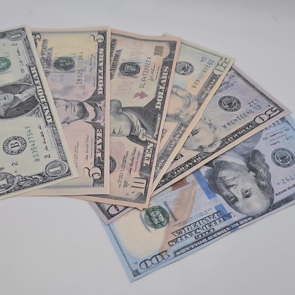 Realistic Paper Money - Etsy