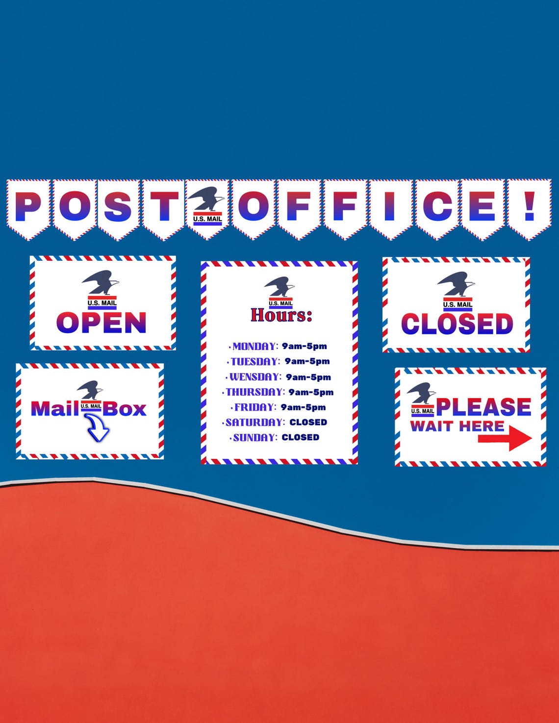 Dramatic Play 'POST OFFICE' Printables - Etsy