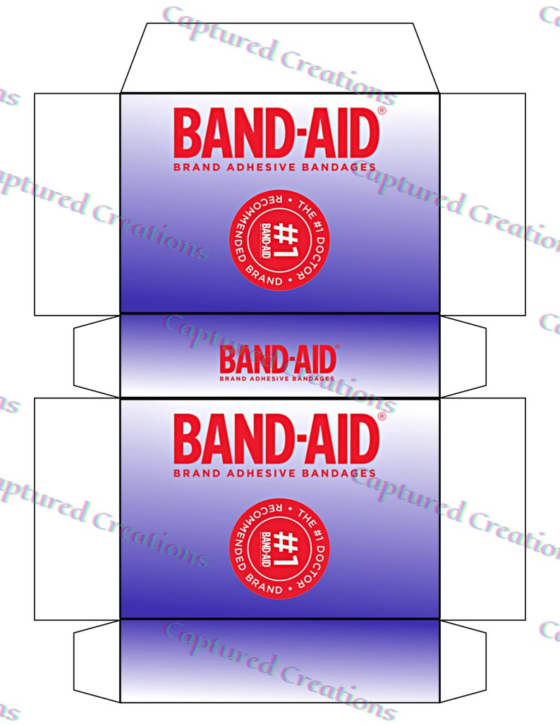 Printable Band-aids for Kids Dramatic/imaginative Play - Etsy